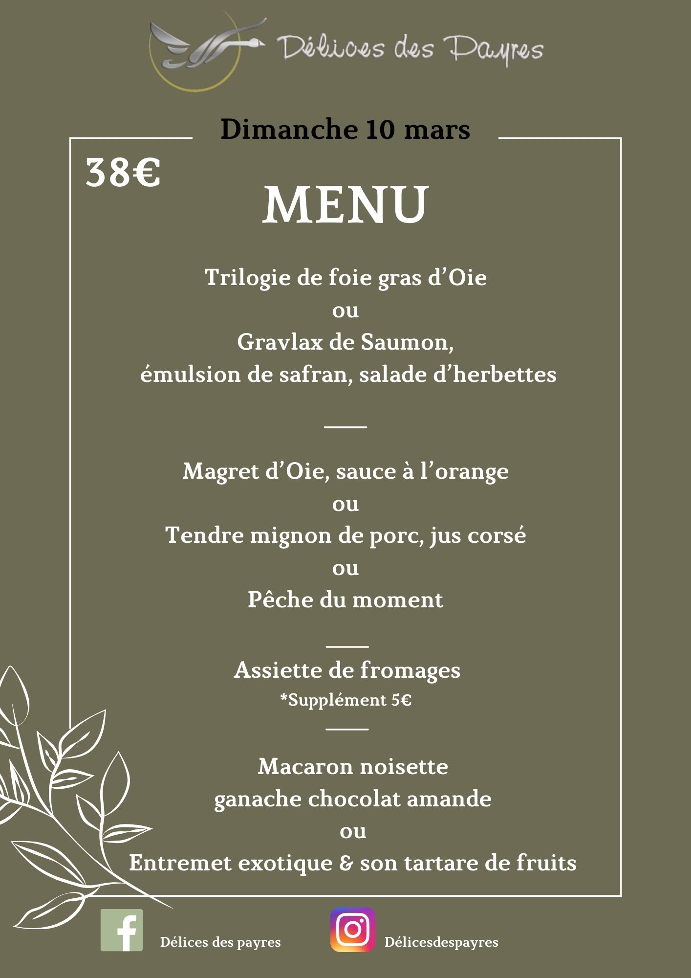 Restaurant - Restaurant Délices des Payres, Épicerie fine